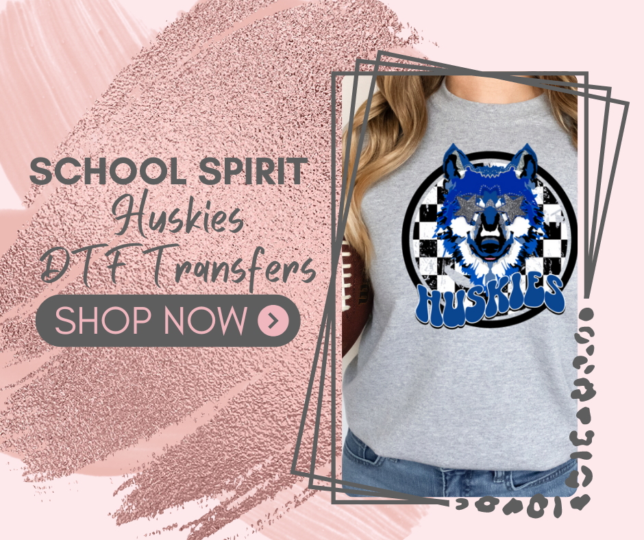 Huskies Mascot DTF Transfers – SS Transfers