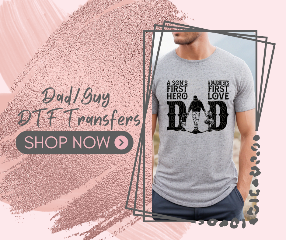 Dad/Guy DTF Transfers – SS Transfers